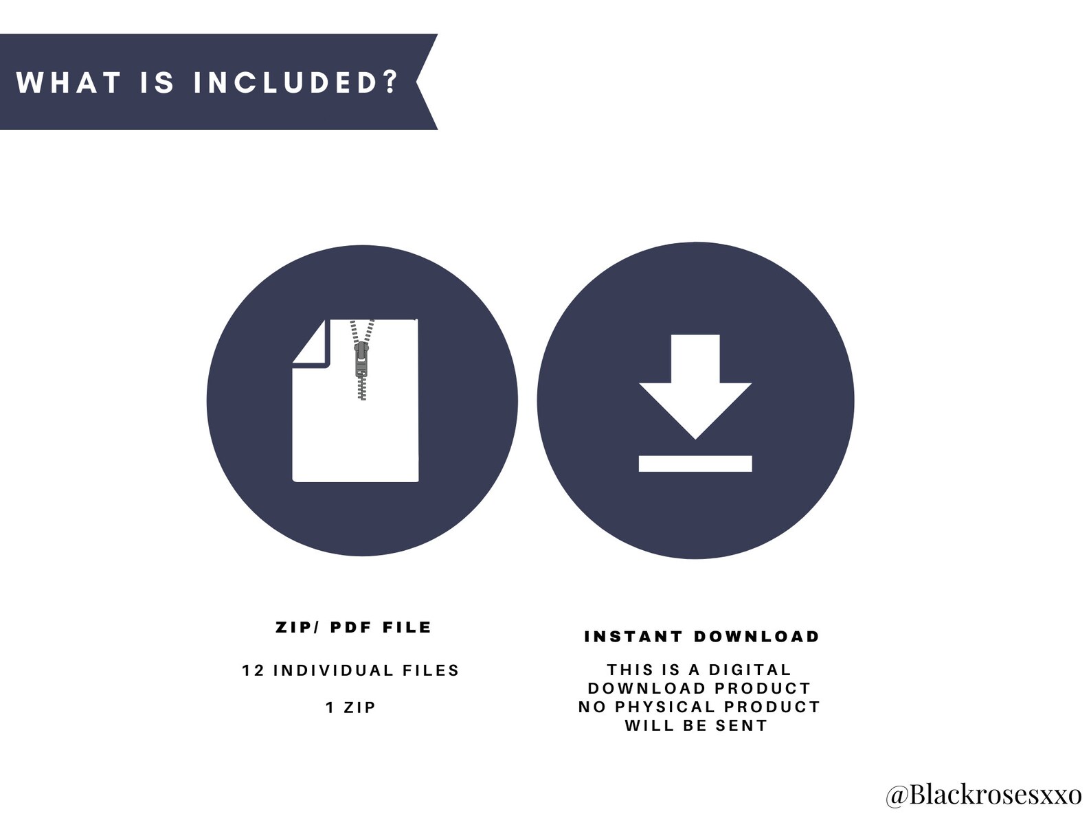 Navy Blue Instagram Highlight Icons, Magical Instagram Story Covers, 12 ...