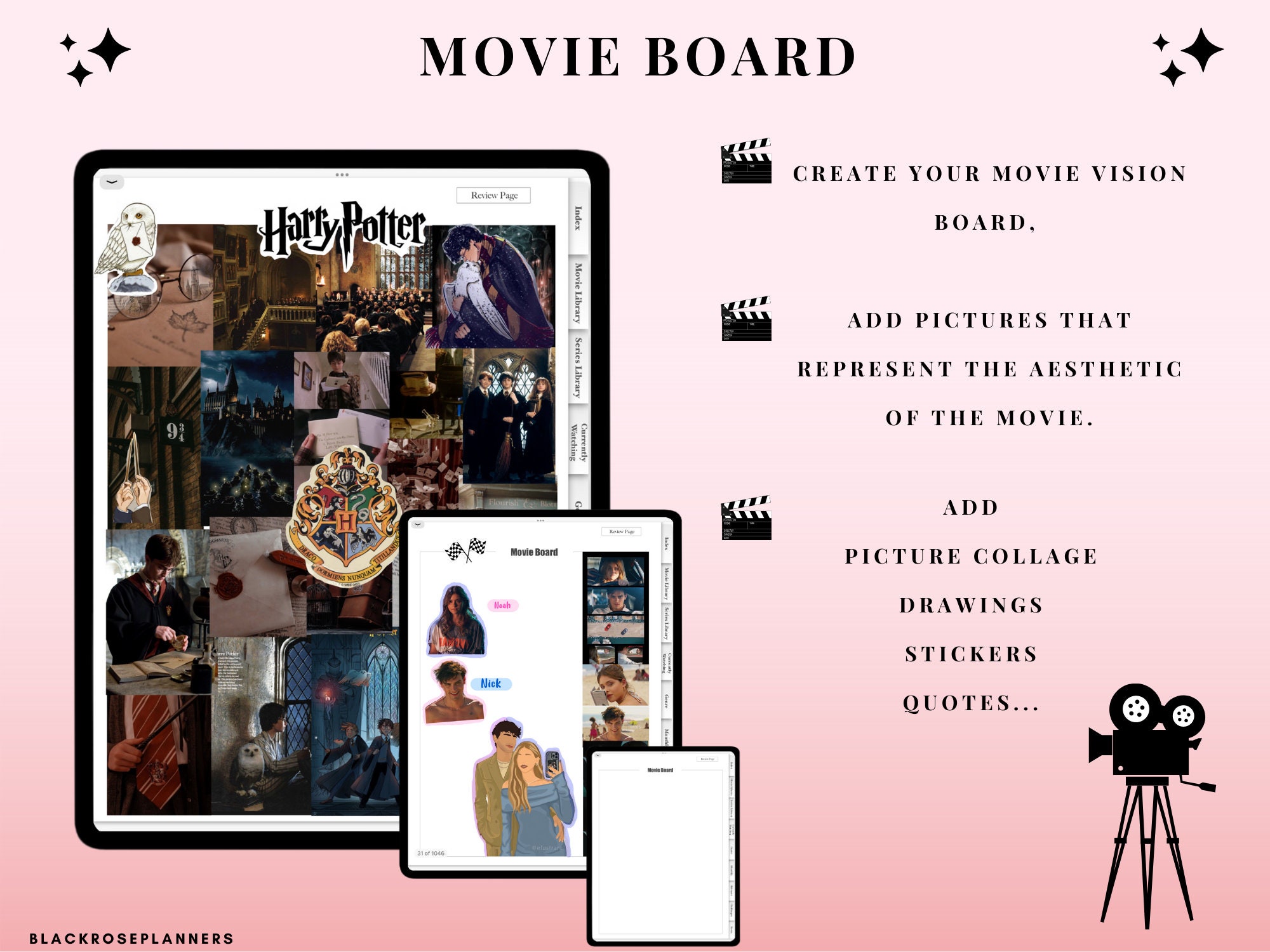 Digital Movie Journal, Movie Tracker, Digital Tv Series Journal, Tv ...