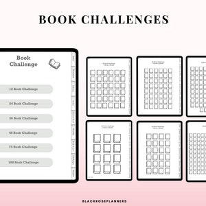 Digital Reading Planner, Digital Reading Journal, Reading iPad Planner ...