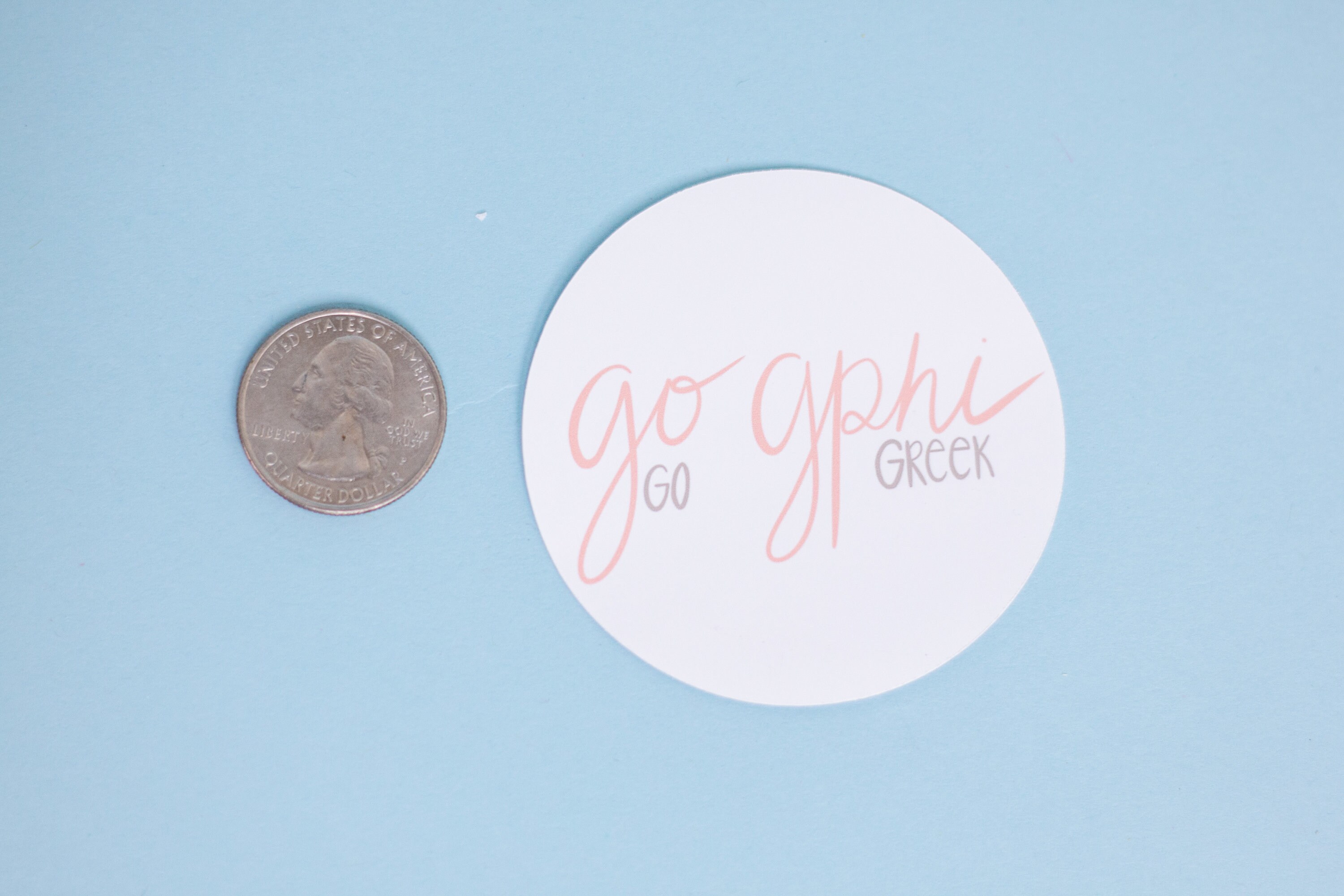 Go Gphi Go Greek Sticker Water Bottle Sticker Laptop Decal Panhellenic ...
