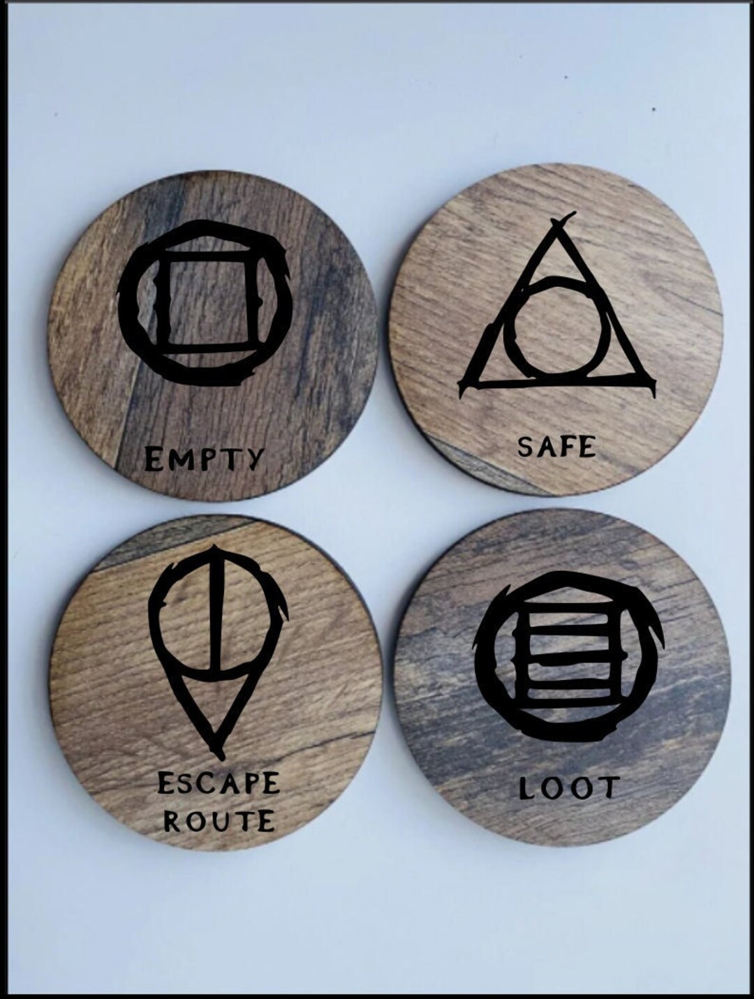 Thieves Guild Symbols Coaster Set Two - Etsy