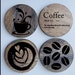 Coffee Coaster Set - Etsy