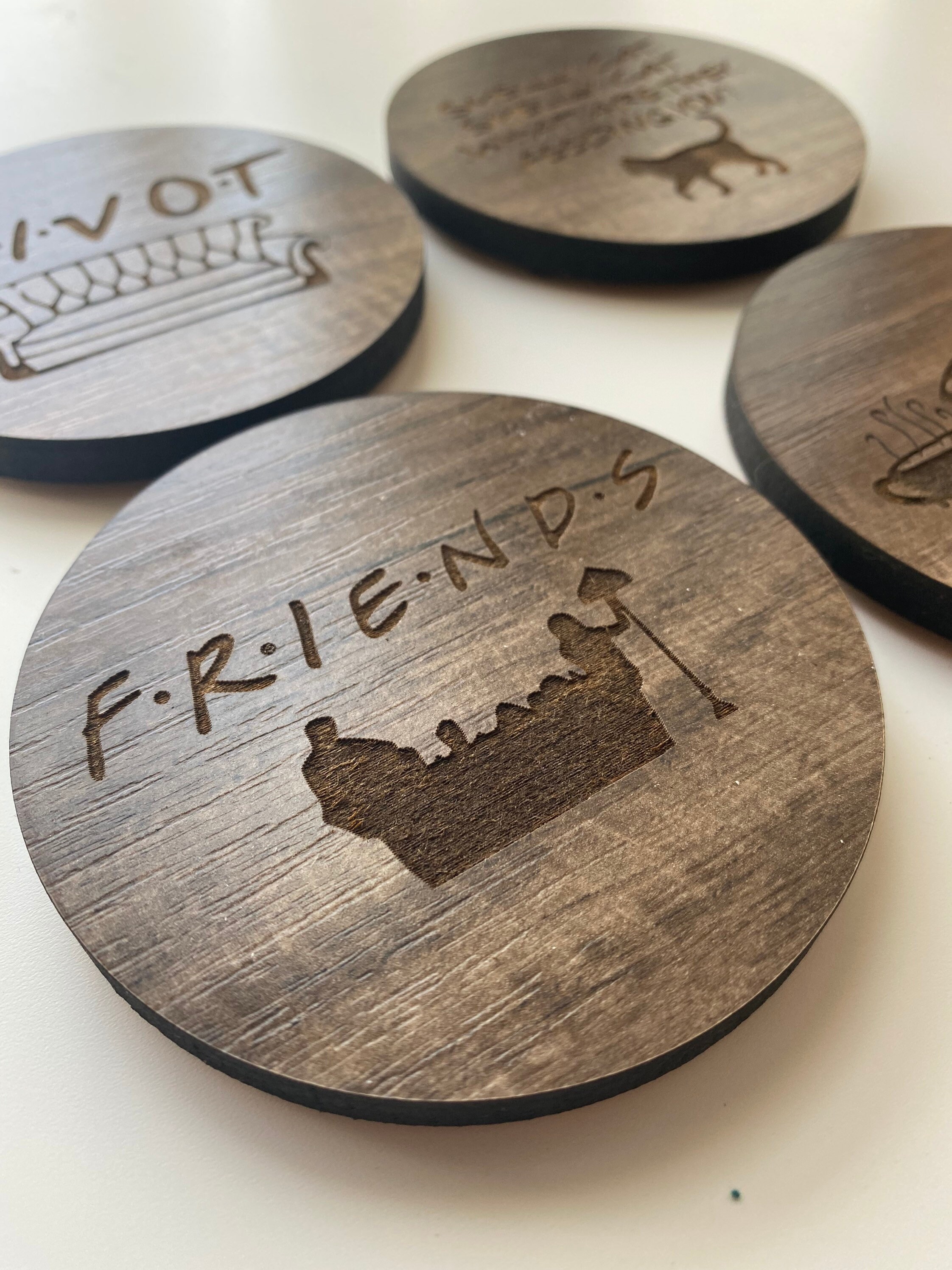 Friends TV Series Coaster Set - Etsy