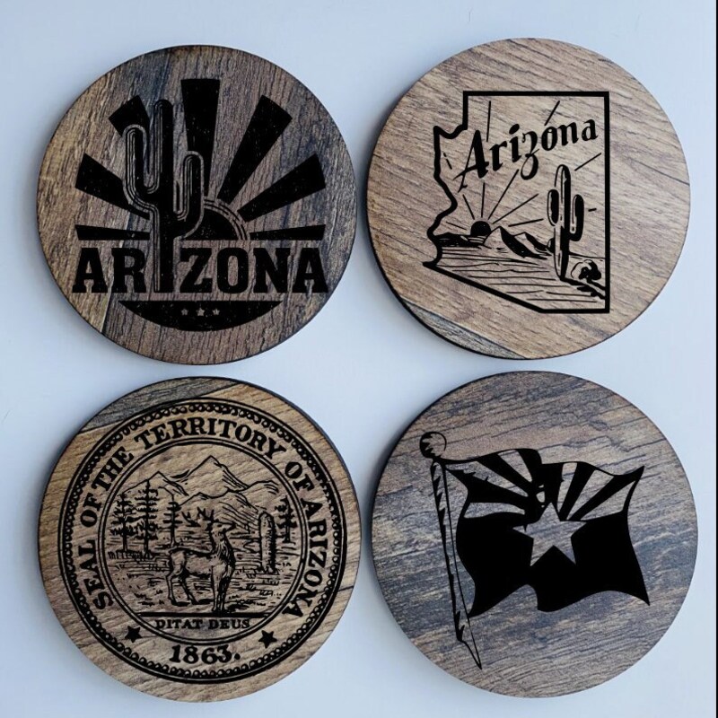 Arizona Coasters - Etsy