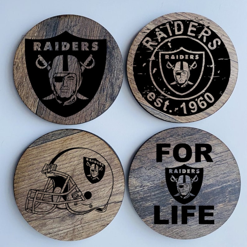 Nfl Raiders Coaster - Etsy