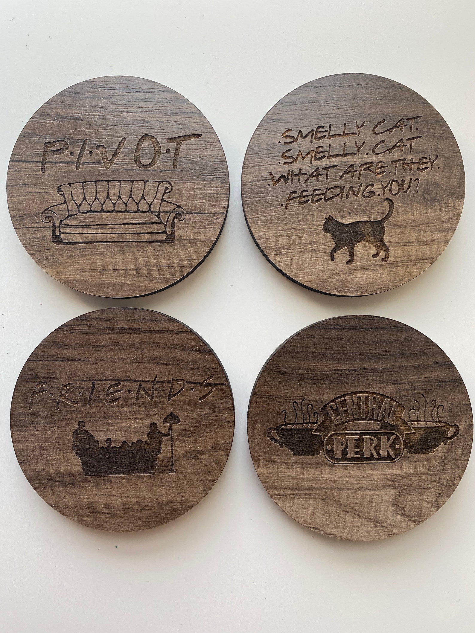 Friends TV Series Coaster Set - Etsy