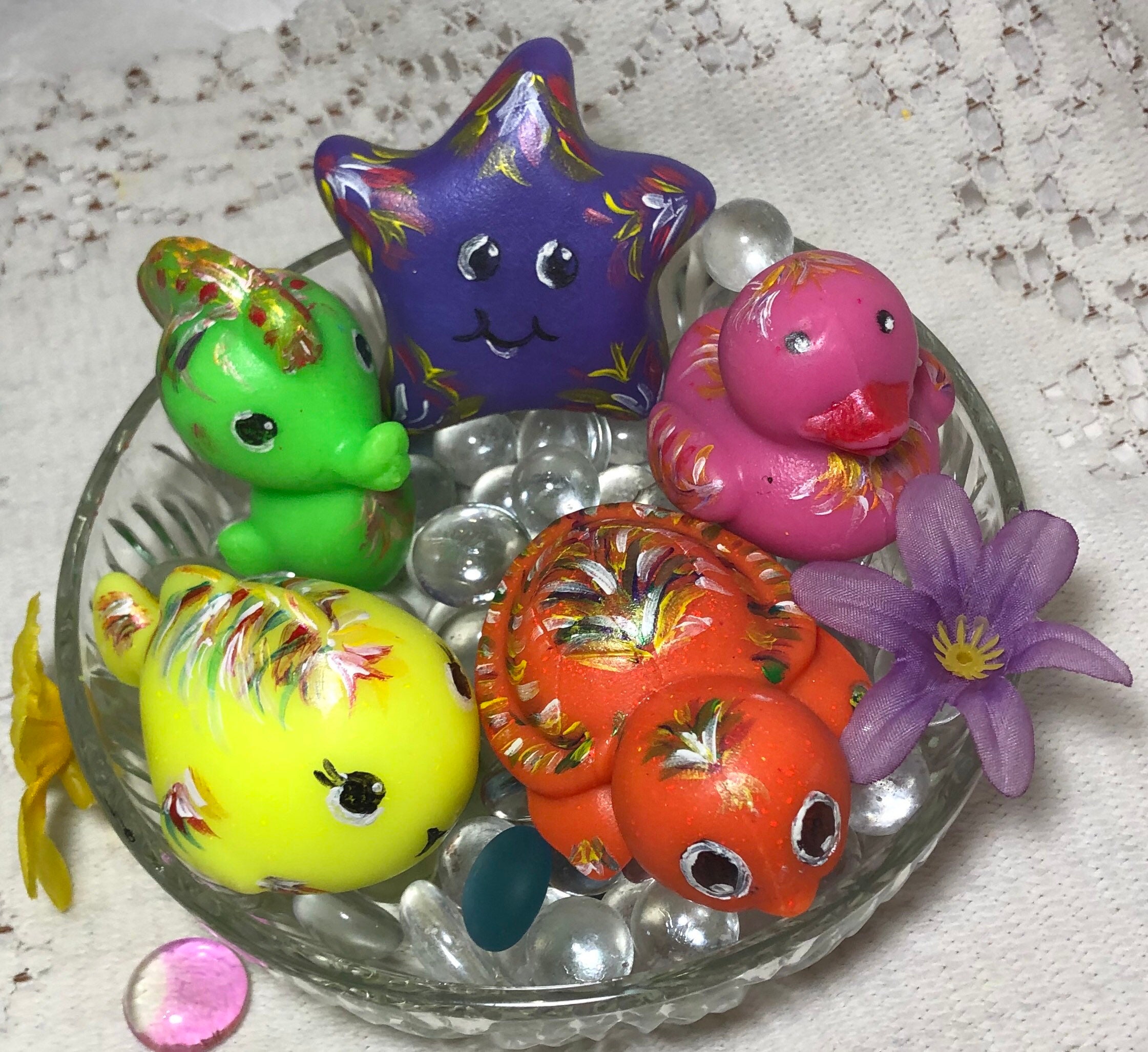 Children Soap. Starfish Soap. Seahorse, Duck Soap.Set of 5 Soaps - Etsy.de