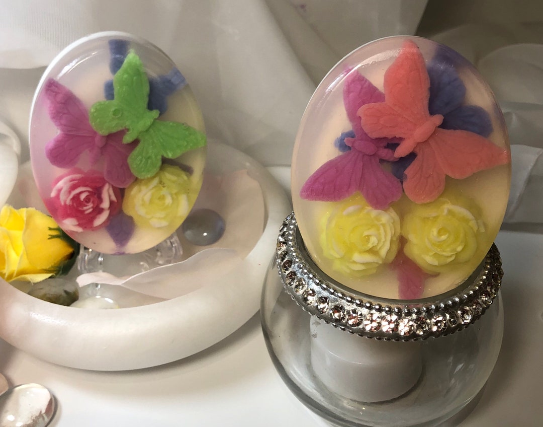 Handmade Decorative Butterflies Soap Gift Set, Handcrafted Natural Soap ...