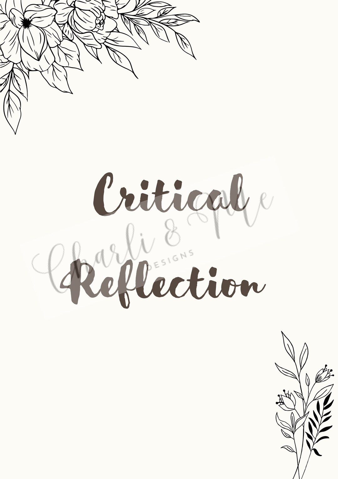 EYLF Critical Reflection Journal - Etsy Australia