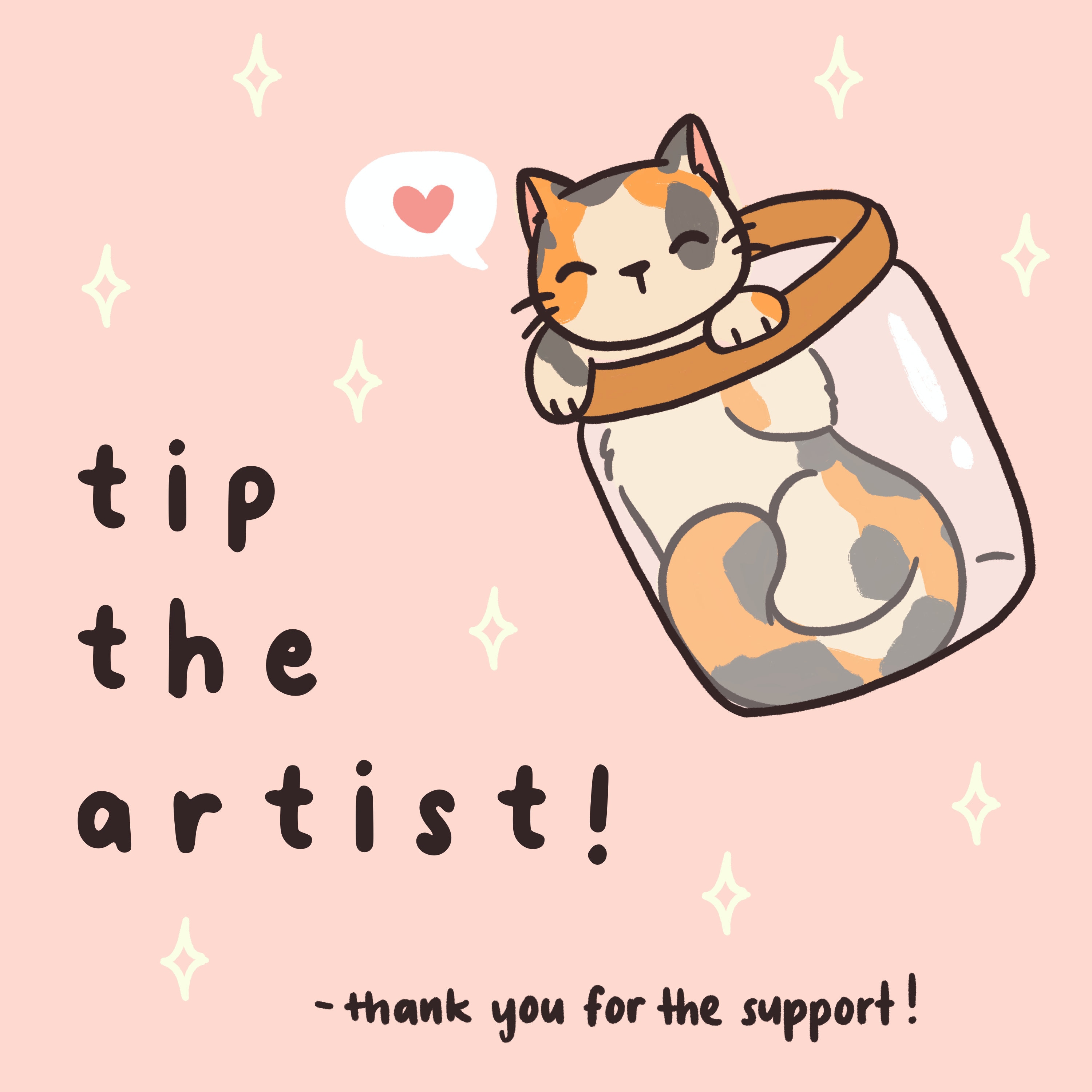 Tip Jar| Tip the Artist - Etsy