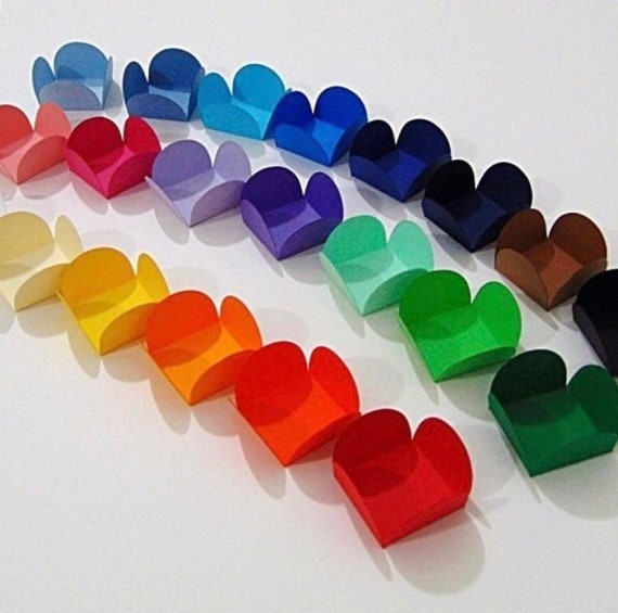 Box Chocolate Truffle Holders Paper Candy Holders Paper Box - Etsy