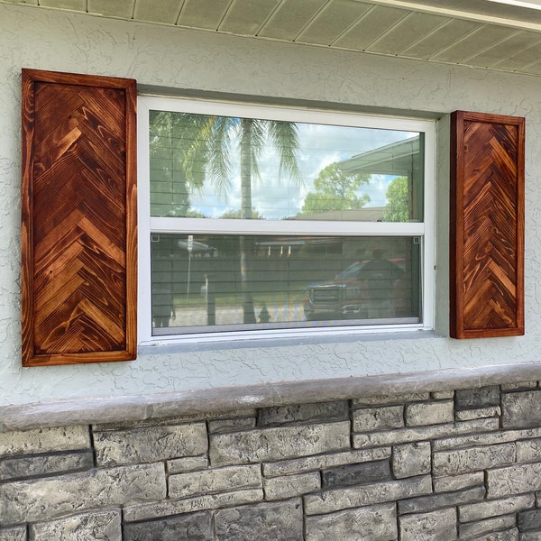 Cedar Shutters - Etsy