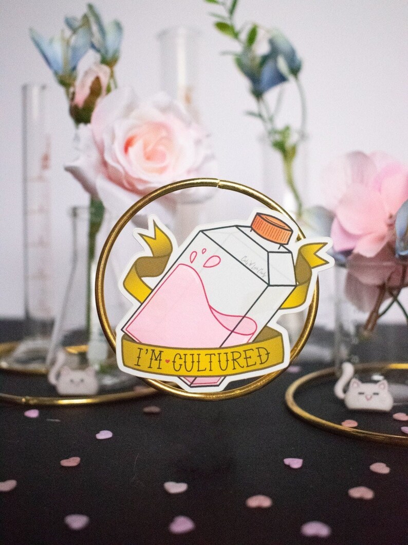 I'm Cultured Funny Science Sticker Funny Science Vinyl - Etsy