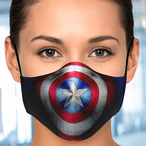 Captain America Mask - Etsy