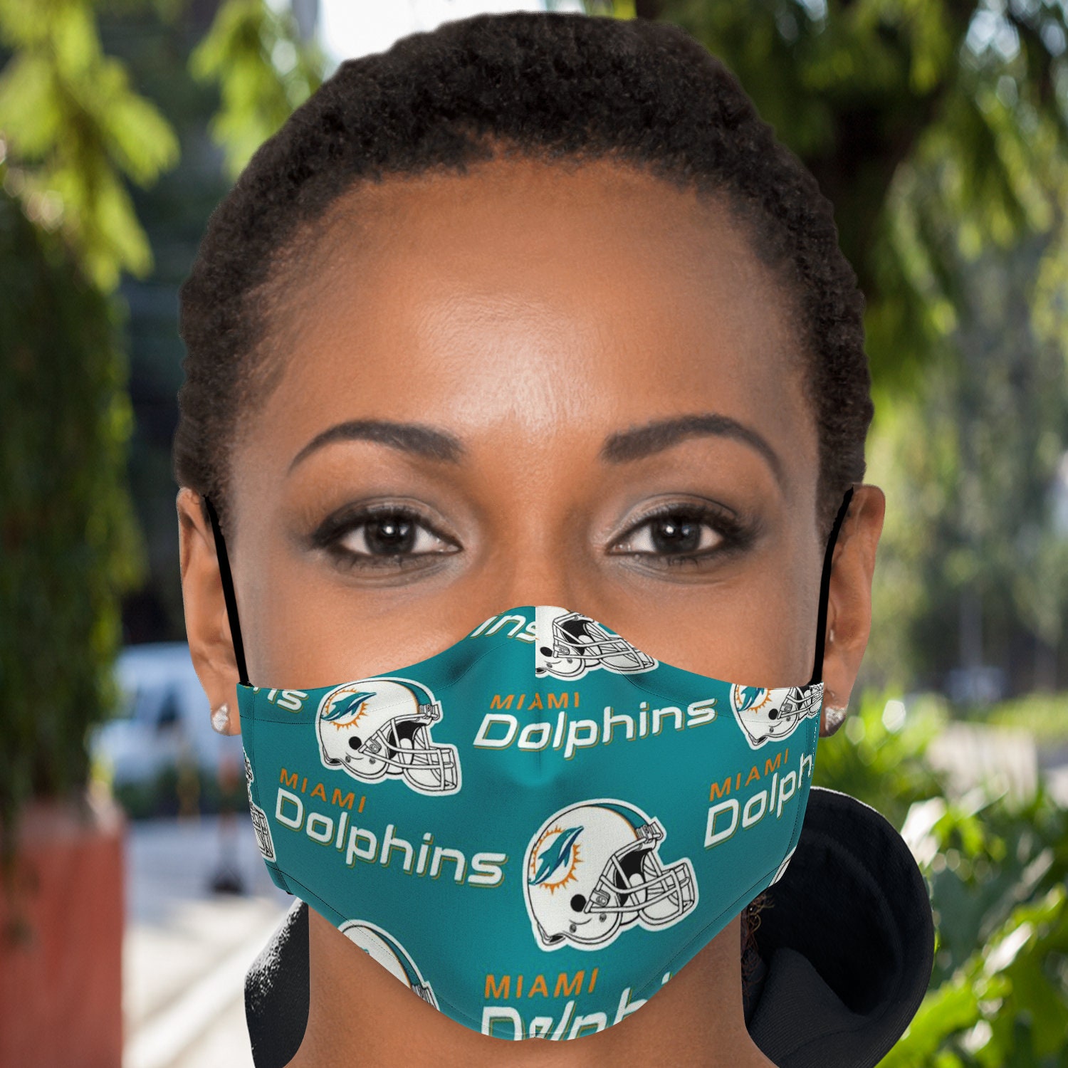 Miami Dolphins Logo Face Mask With Filter Unisex Face Mask | Etsy