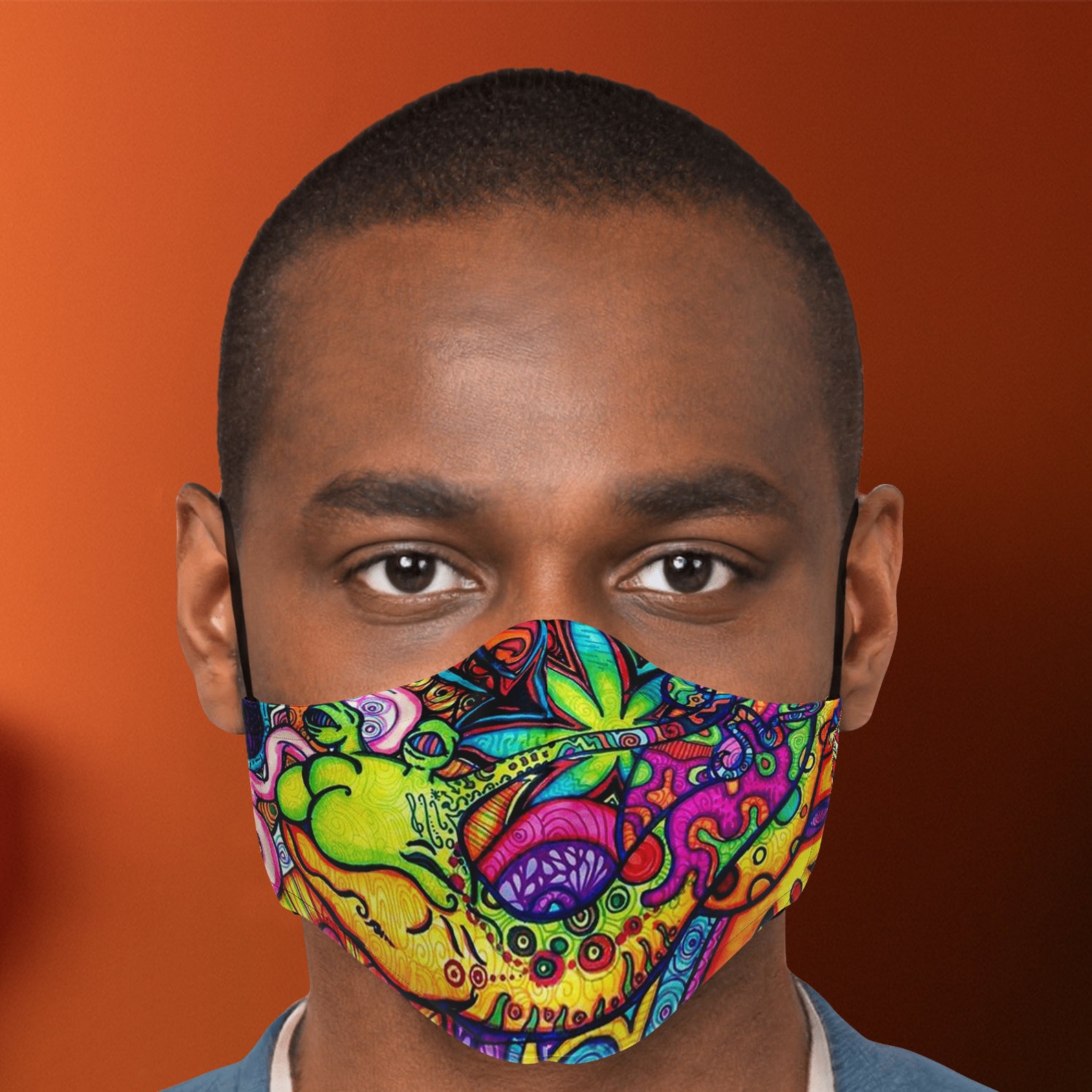 Graffiti Collage Face Mask With Filter Unisex Face Mask With - Etsy