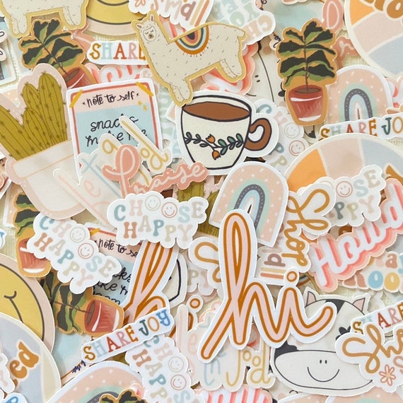 Mini Mystery Sticker Pack Tiny Stickers Sticker Packs - Etsy