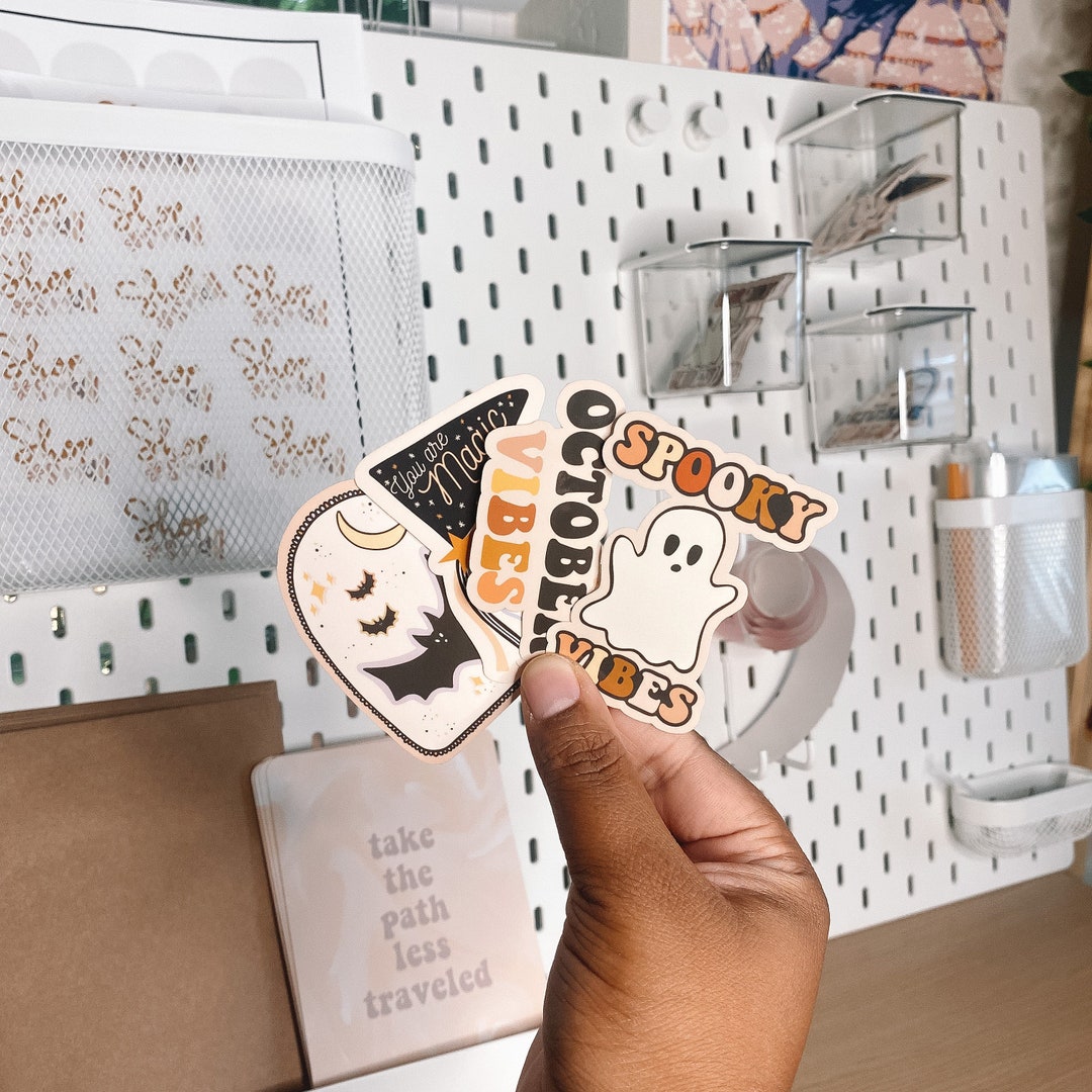 Halloween Sticker Pack Spooky Sticker Pack Ghost Sticker - Etsy