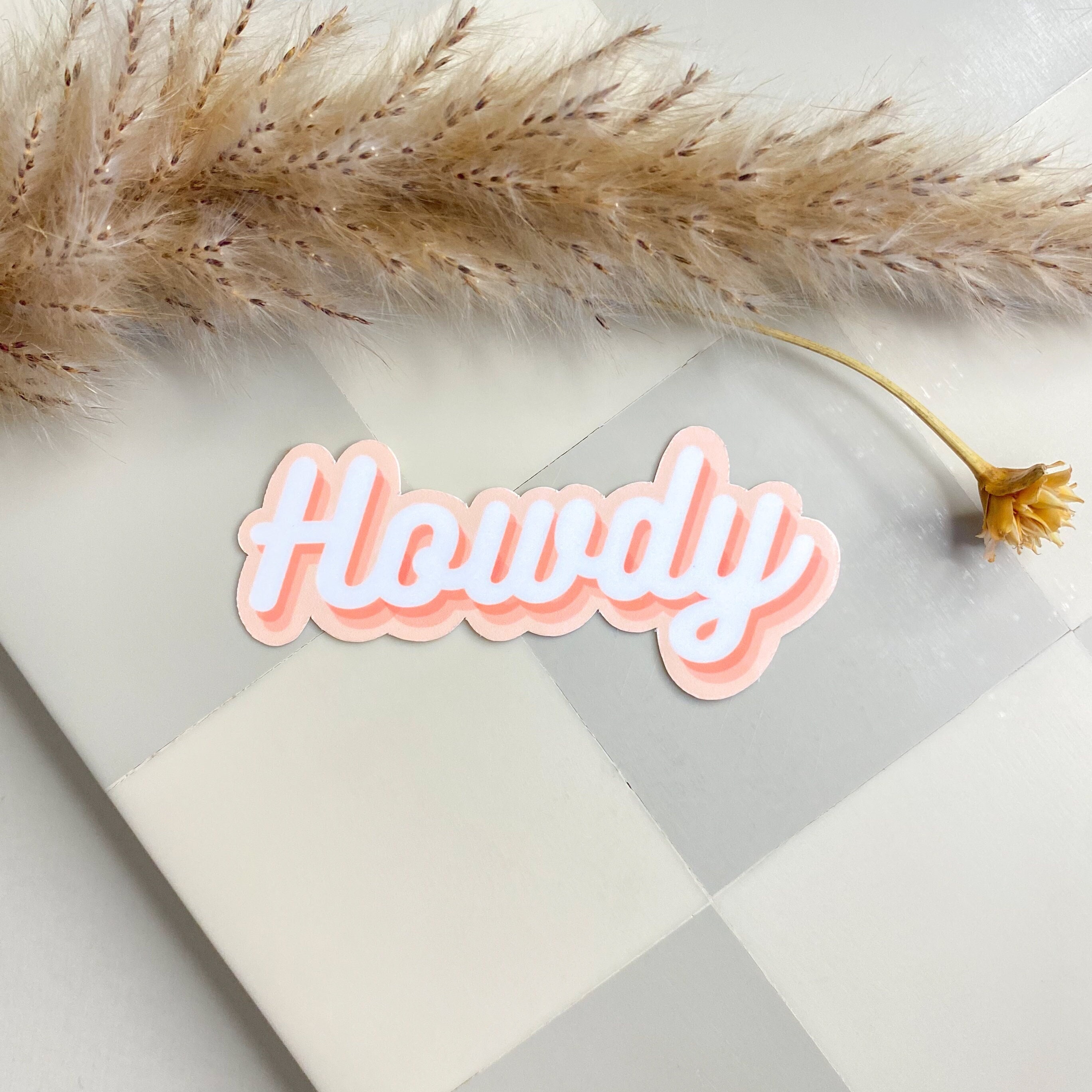 Howdy Sticker, Howdy Sign, Howdy Prints, Sticker Packs, Laptop Stickers ...