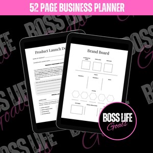 Business Planner Goal Setting Inventory Tracking & Productivity ...