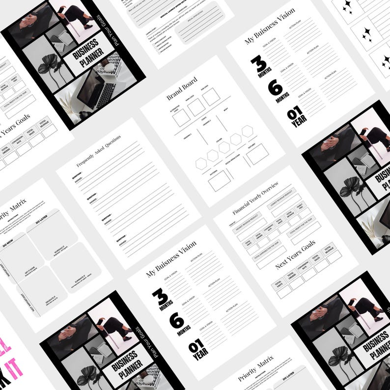 Business Planner Goal Setting Inventory Tracking & Productivity ...