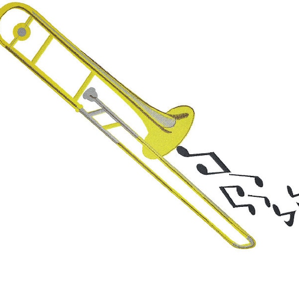 Trombone Patch - Etsy