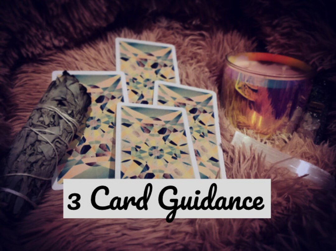 3 Card Spiritual Guidance Tarot Reading - Etsy