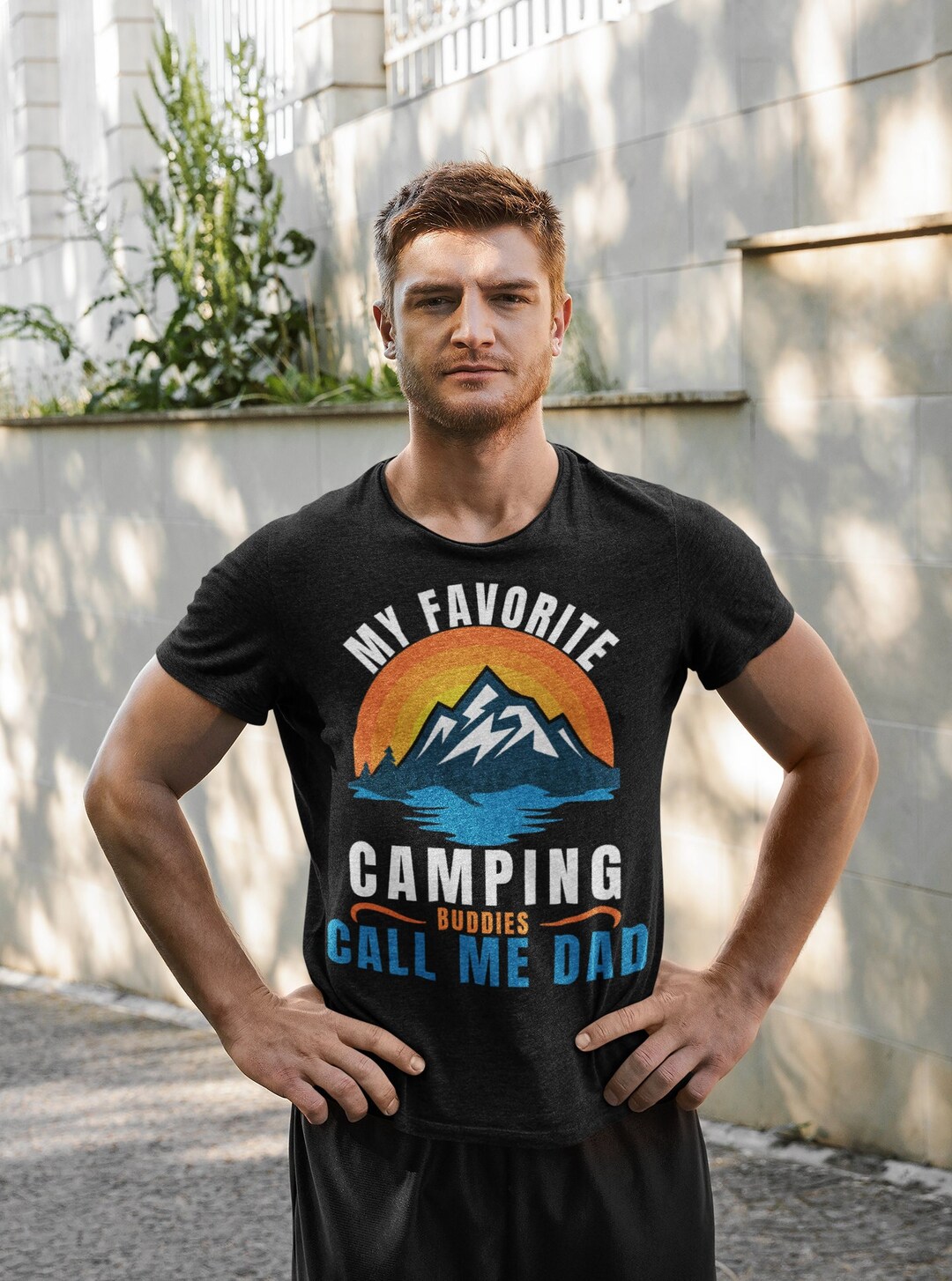 My Favorite Camping Buddies Call Me Dad, Funny Camping Dad Shirt ...