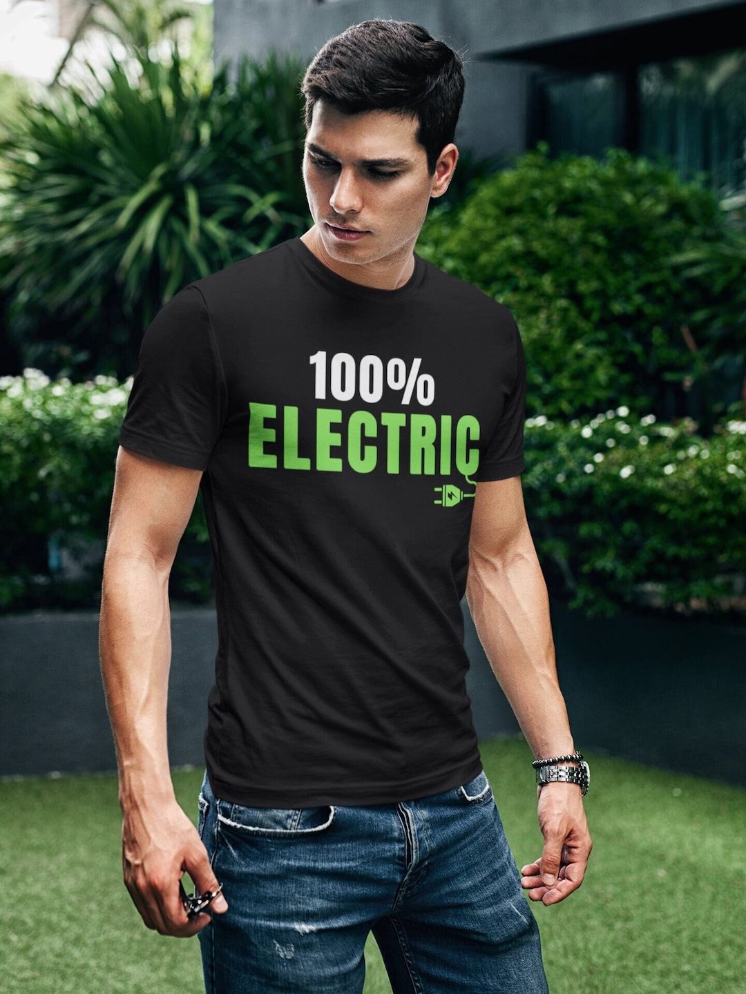 100% Electric Shirt, EV Life Shirt, Drive Evs Design, Funny Electric ...