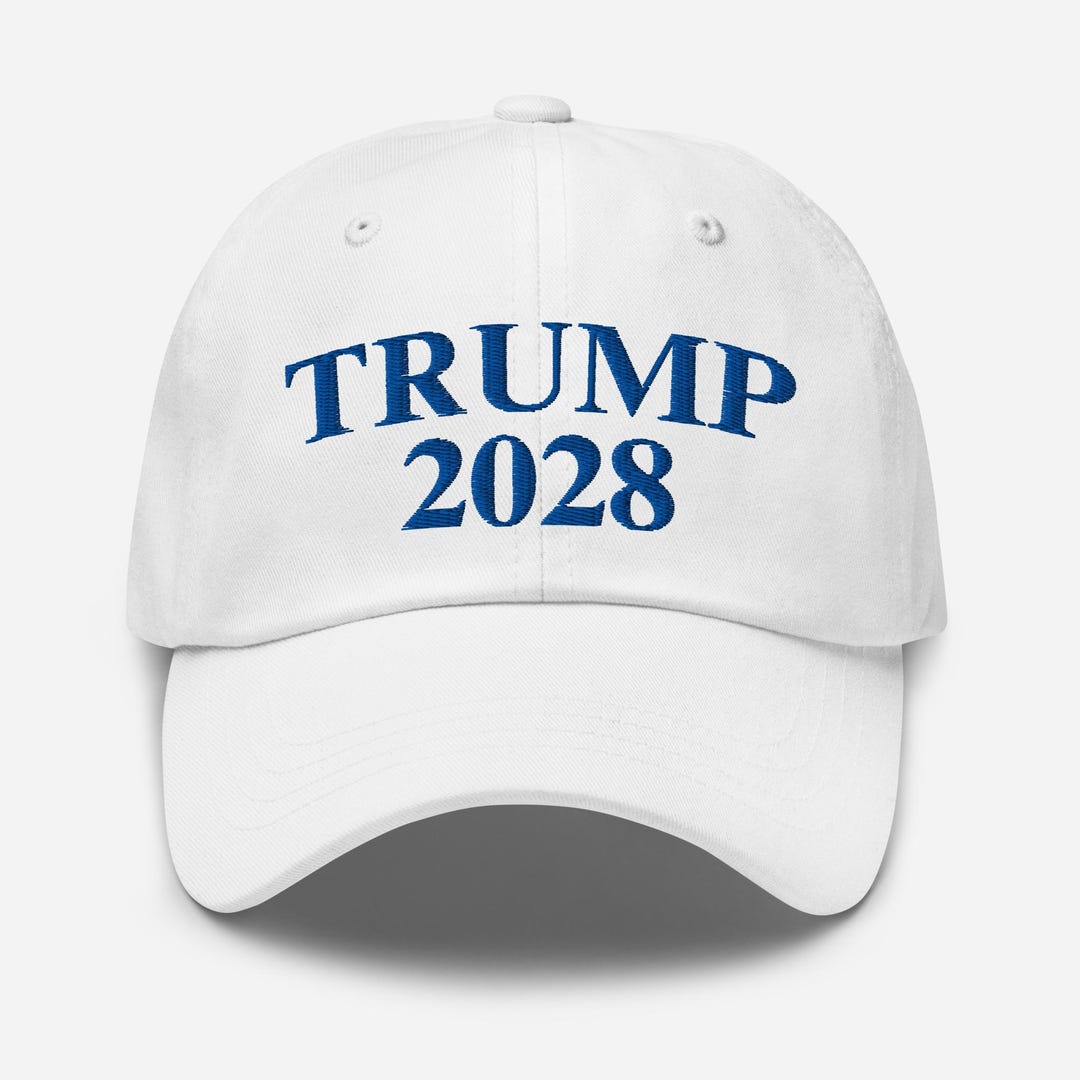 Trump 2028 Embroidered Hat: MAGA Cap - Etsy