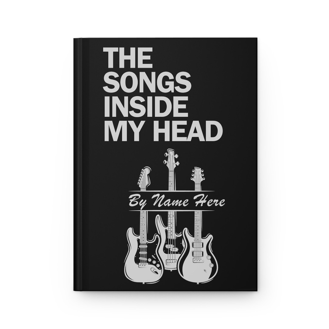 Personalized Songwriting Notebook, Gift for Songwriter, Hardcover Lyric ...