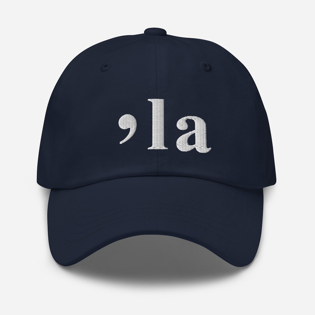 Comma LA Embroidered Hat, Kamala Harris Baseball Cap - Etsy