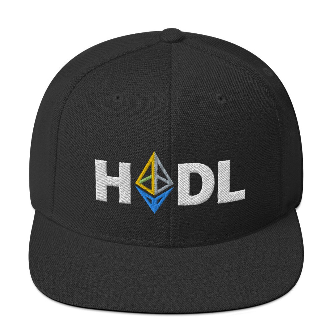 Ethereum Logo, Ethereum ETH Logo, HODL Cryptocurrency, Snapback Hat ...