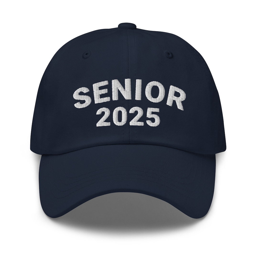 Senior 2025 Chino Cotton Twill Dad Hat - Etsy