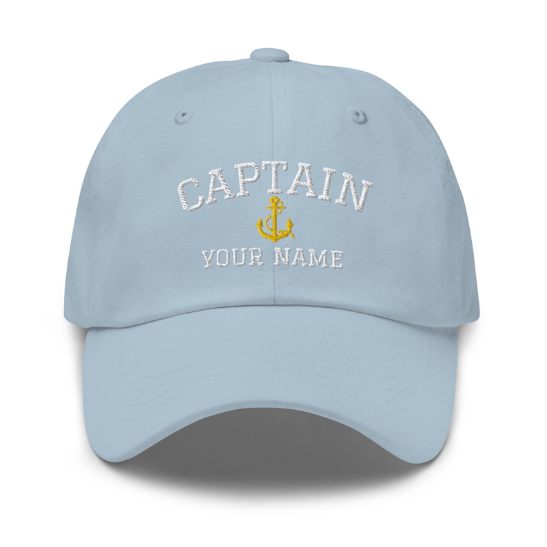 Personalized Captain Embroidered Hat: Custom Dad Hat - Etsy