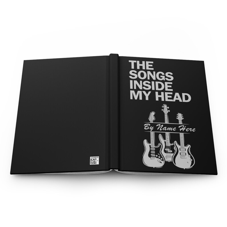 Personalized Songwriting Notebook, Gift for Songwriter, Hardcover Lyric ...