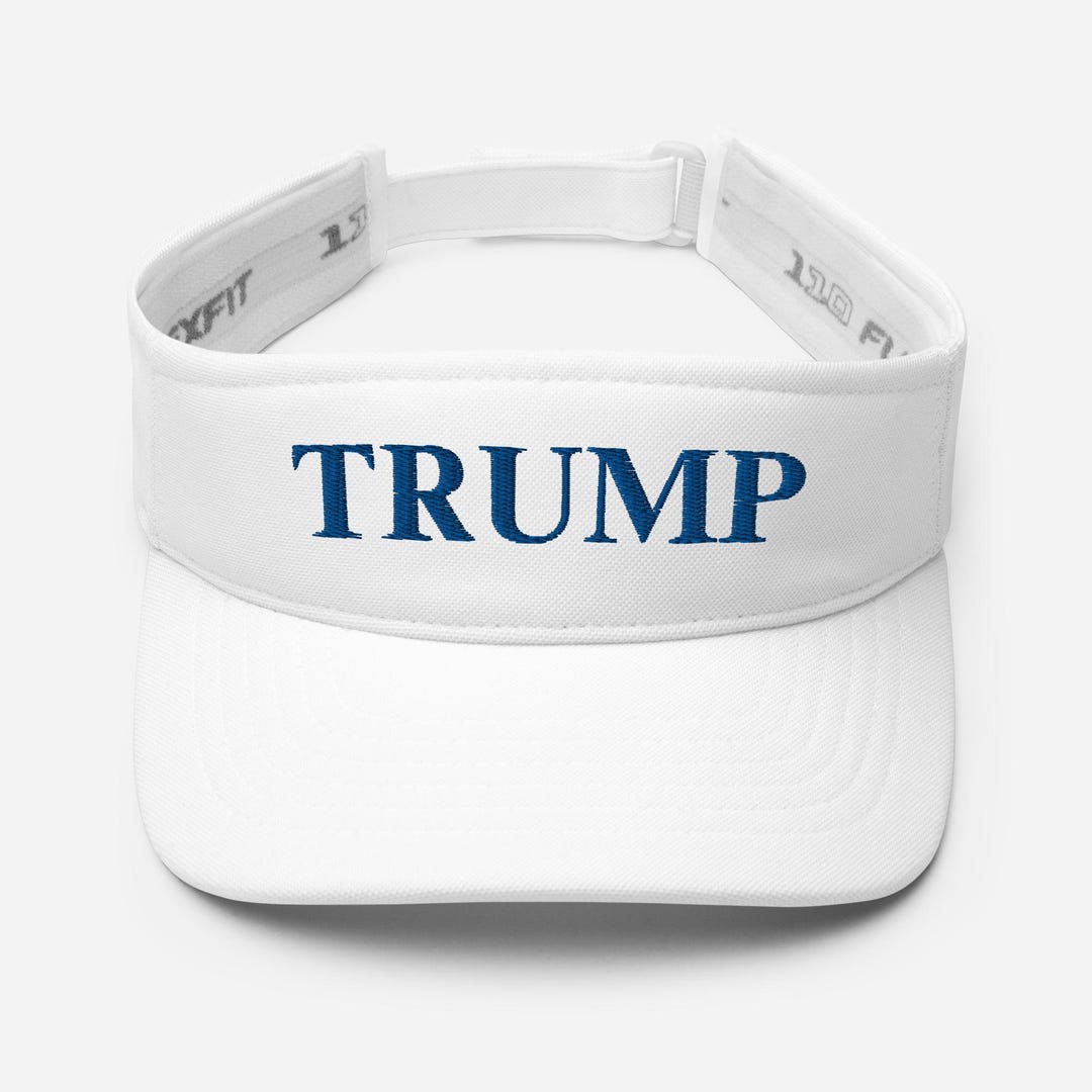 Trump Visor, Trump 2024 Hat, Embroidered Hat, Trump Sport Hat, Trump ...