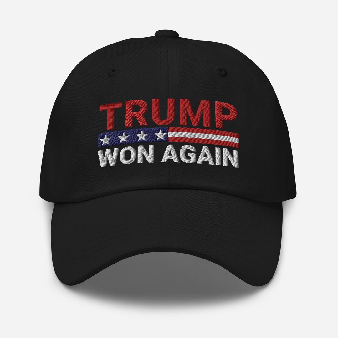 Trump Won Again Hat, Trump 45 47 Hat, Donald Trump 2024 Hat, Donald ...