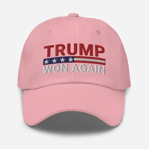 Trump Won Again Hat, Trump 45 47 Hat, Donald Trump 2024 Hat, Donald ...