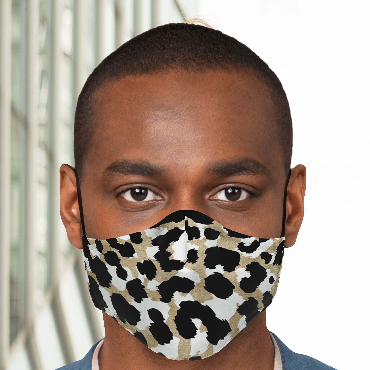 Cheetah Print Face Mask With Filter Unisex Face Mask With | Etsy