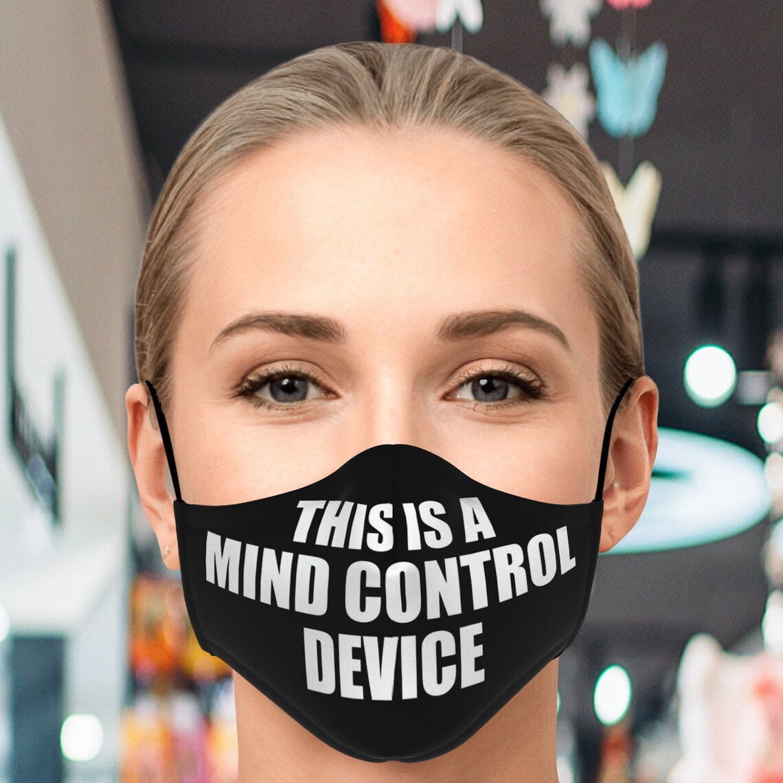 Mind Control Device Face Mask With Filter Unisex Face Mask | Etsy