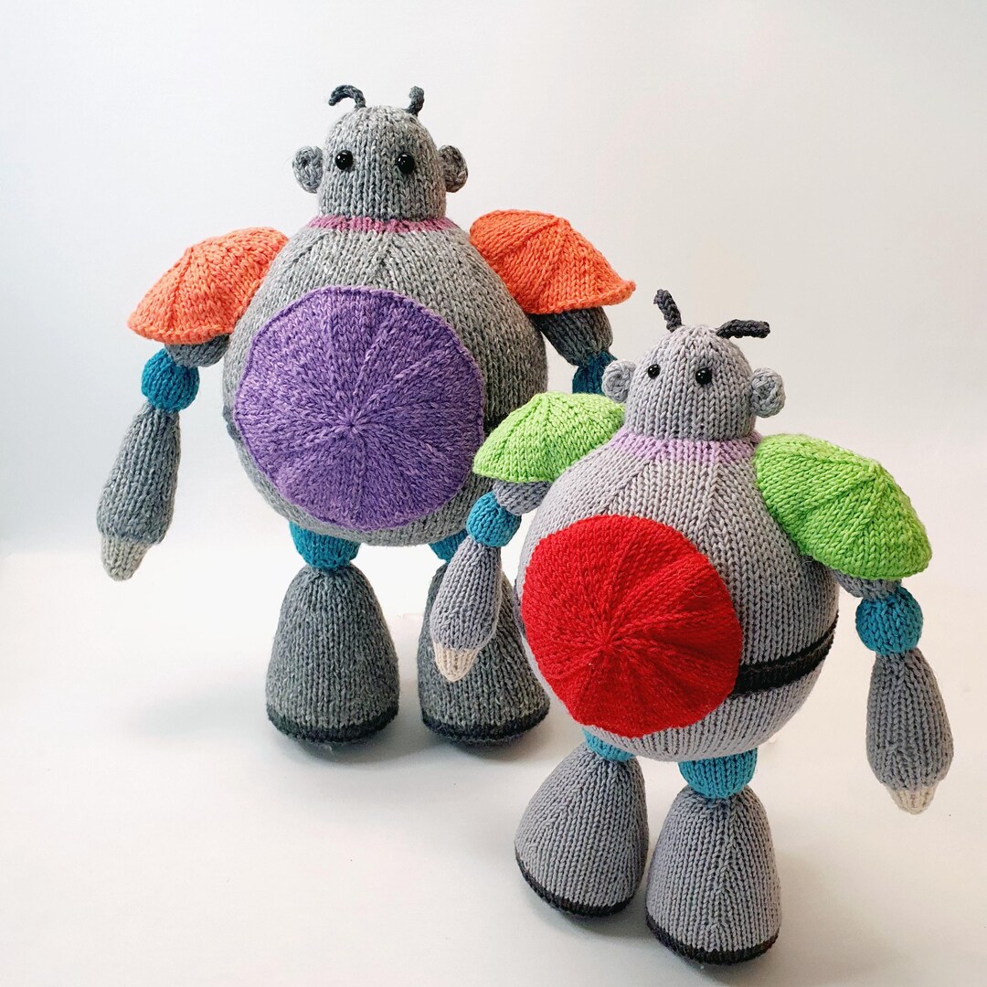 Round Robot Knitting PATTERN : Pattern PDF Instant Download - English ...