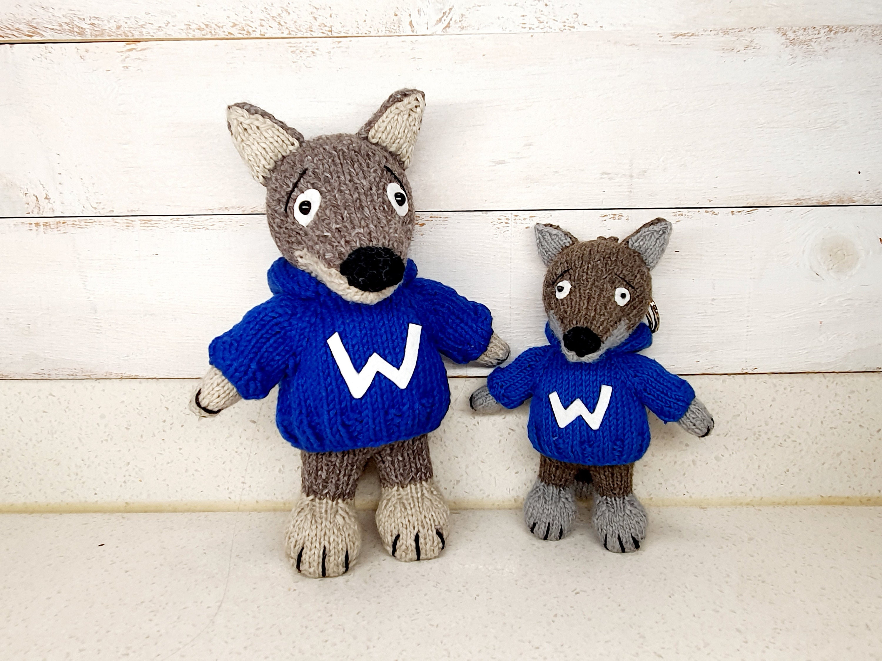 Wolf for Key-ring Knitting PATTERN : Pattern PDF Instant - Etsy