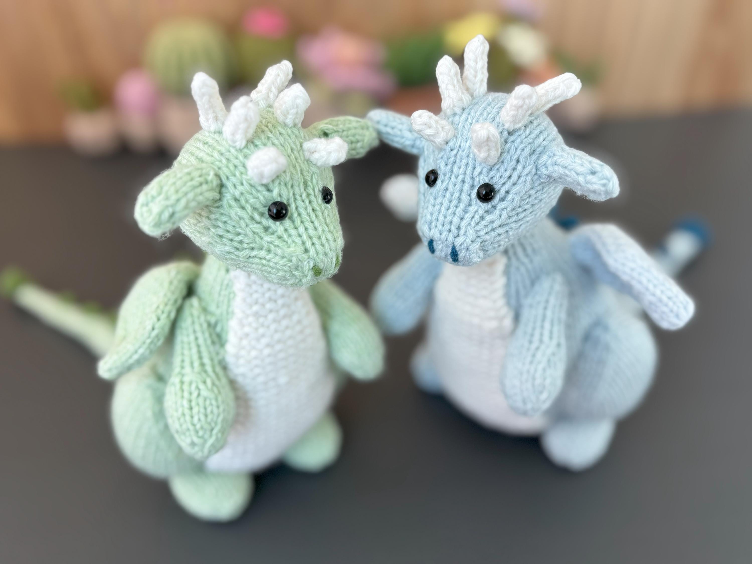 Flying Dragons KNITTING PATTERN : Pattern PDF Instant Download ...