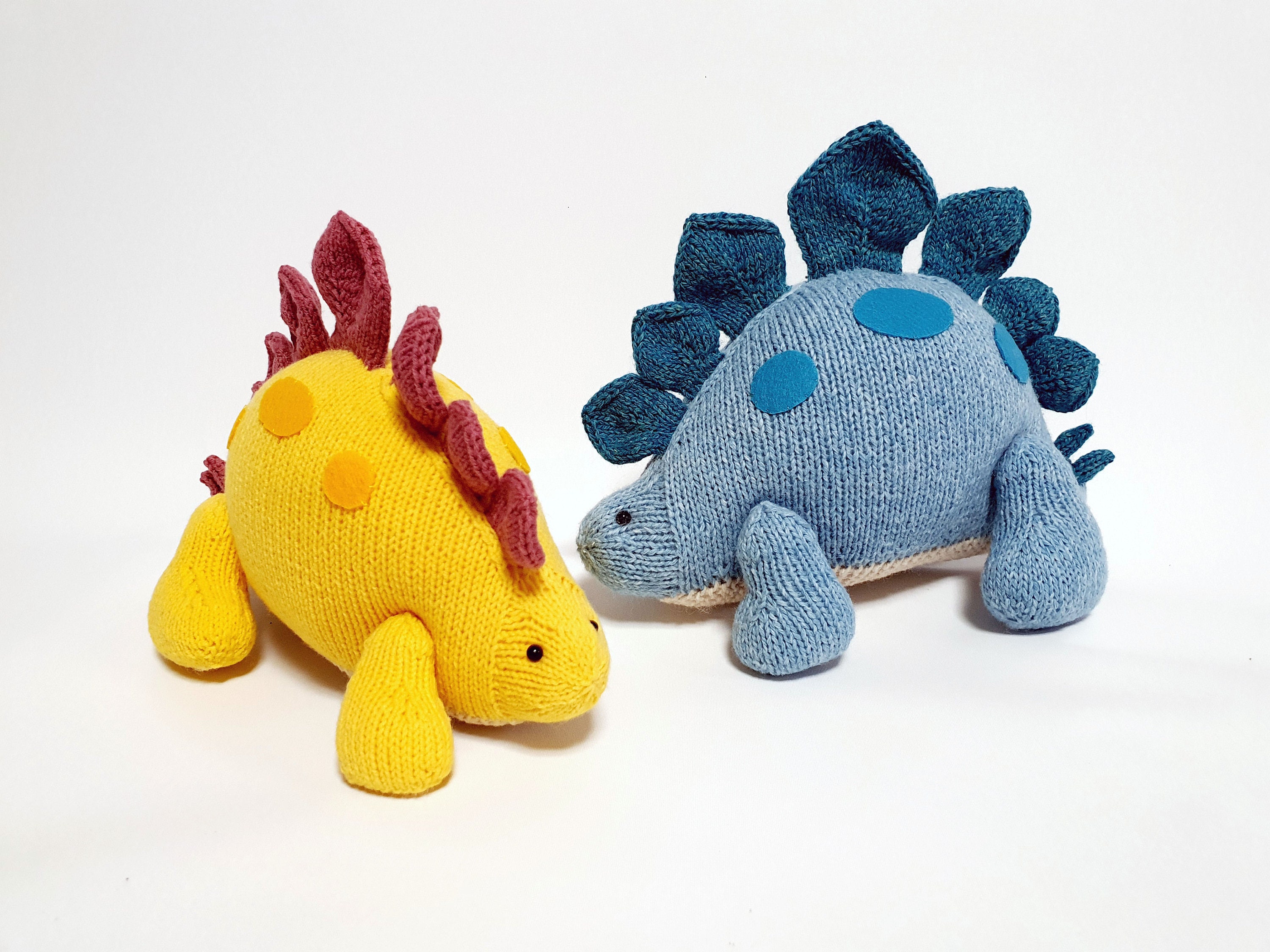 Knit_stegosaurus KNITTING PATTERN : Pattern PDF Instant | Etsy