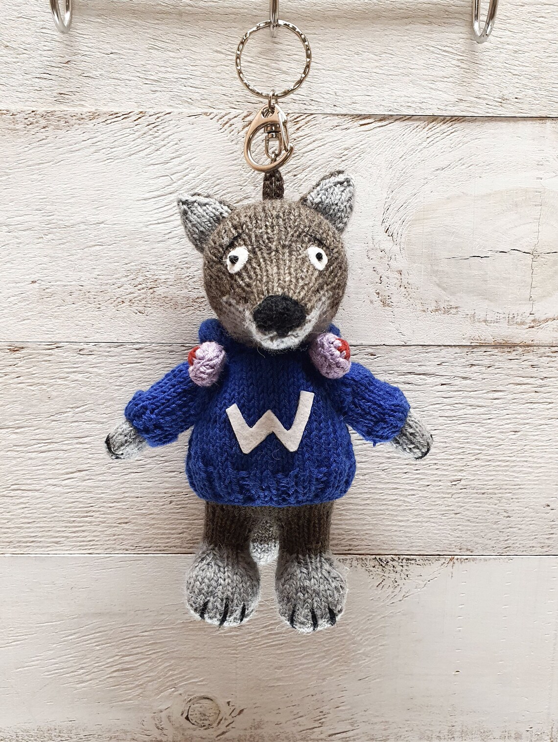 Wolf for Key-ring Knitting PATTERN : Pattern PDF Instant - Etsy