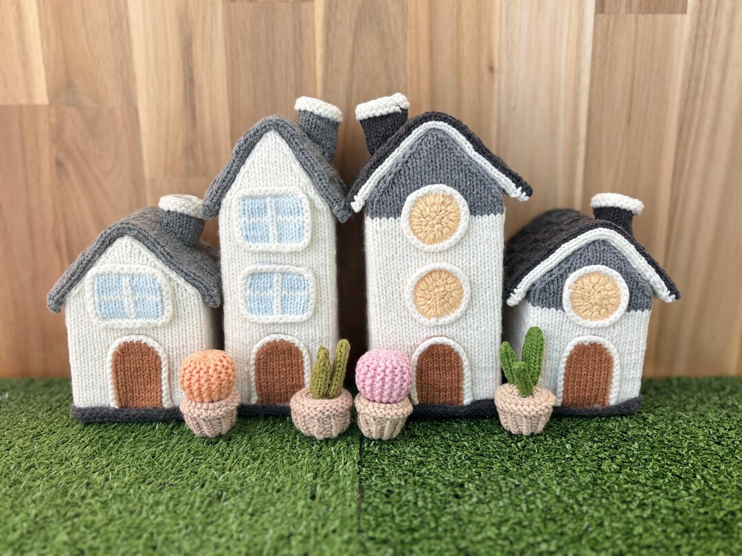 Knit House KNITTING PATTERN : Pattern PDF Instant Download - English ...