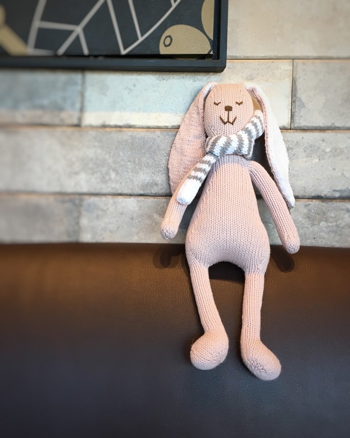 Flat Bunny Knitting PATTERN : Pattern PDF Instant Download | Etsy