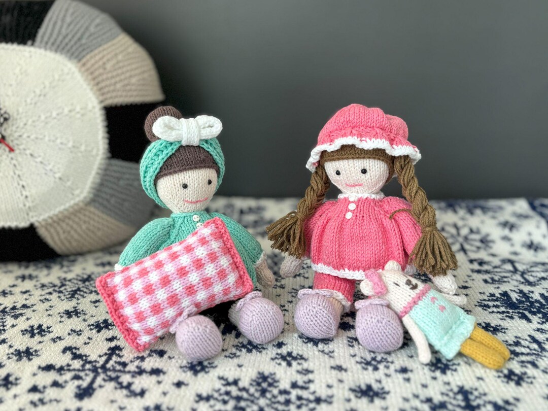 Sleepy Dolls KNITTING PATTERN : Pattern PDF Instant Download - English ...