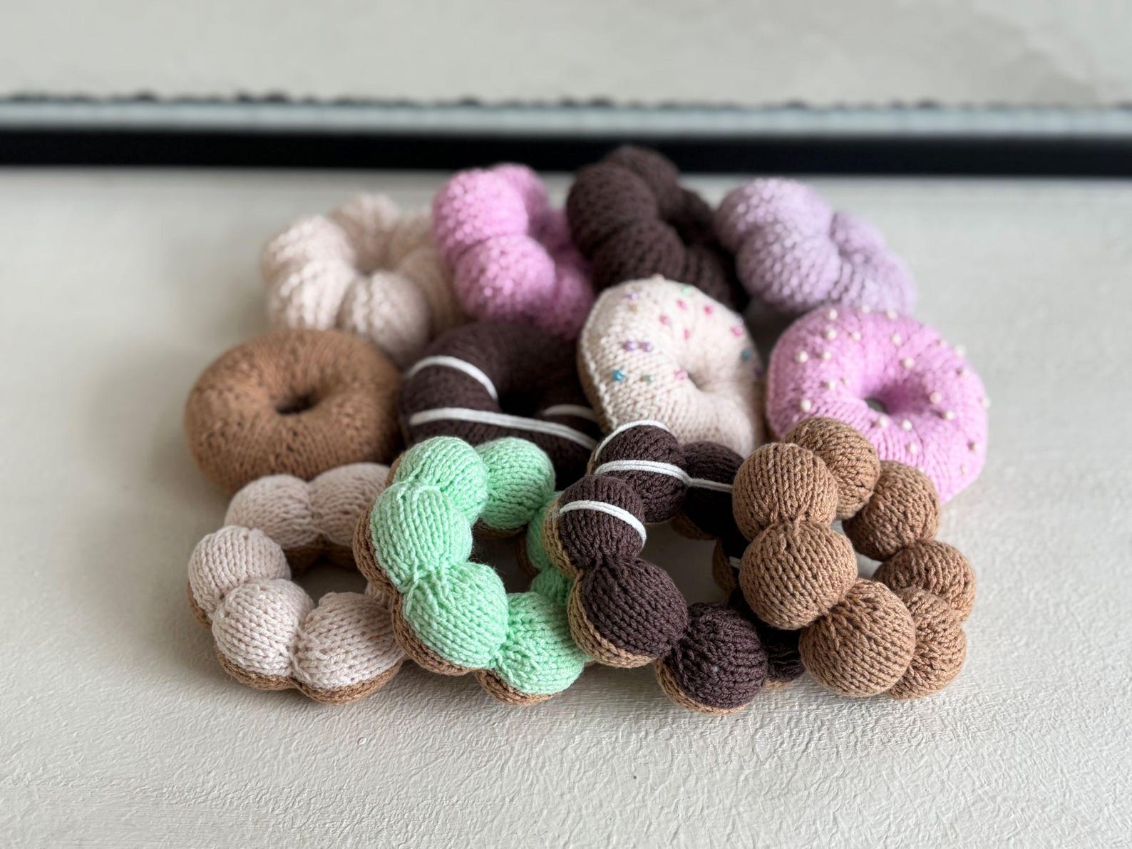 Knit_donuts KNITTING PATTERN : Pattern PDF Instant Download - English ...